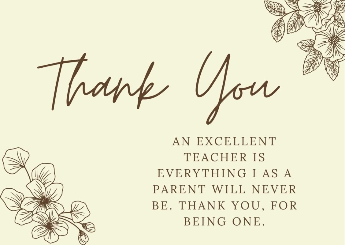 15+ Thank You Messages for Teachers From Parents 🎉